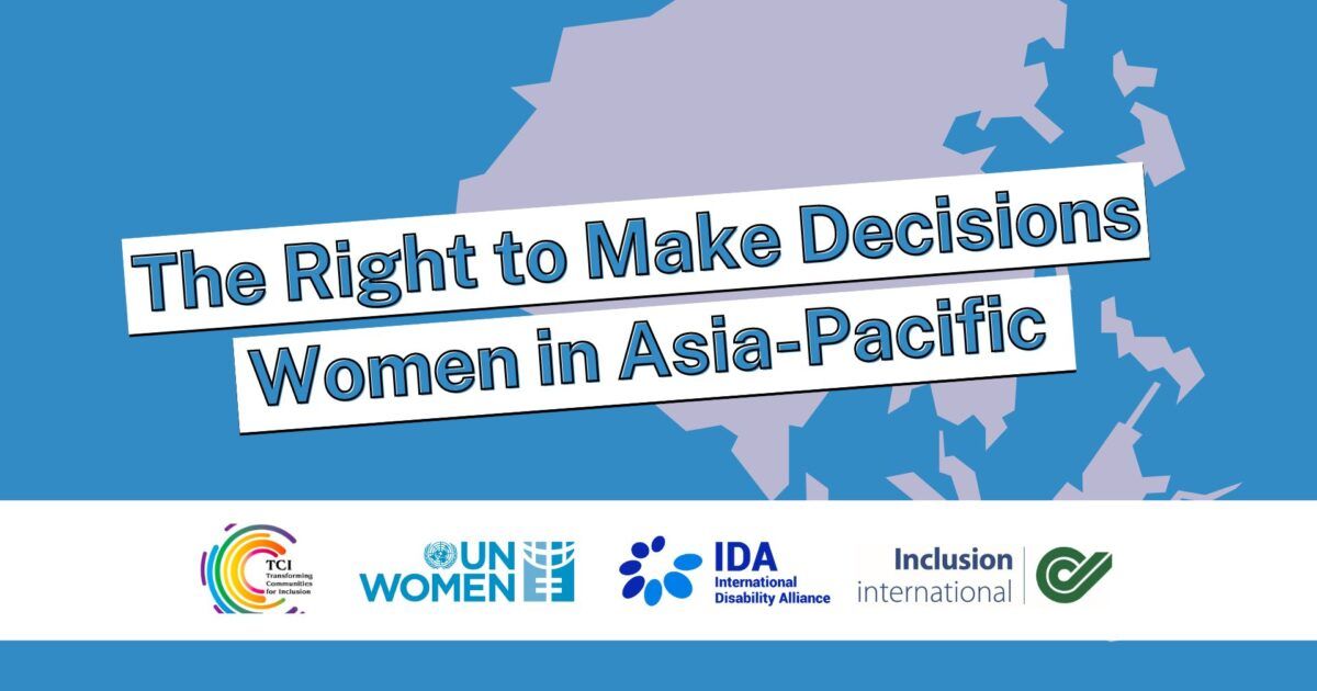 Webinar: The right to make decisions for Women with Intellectual and ...